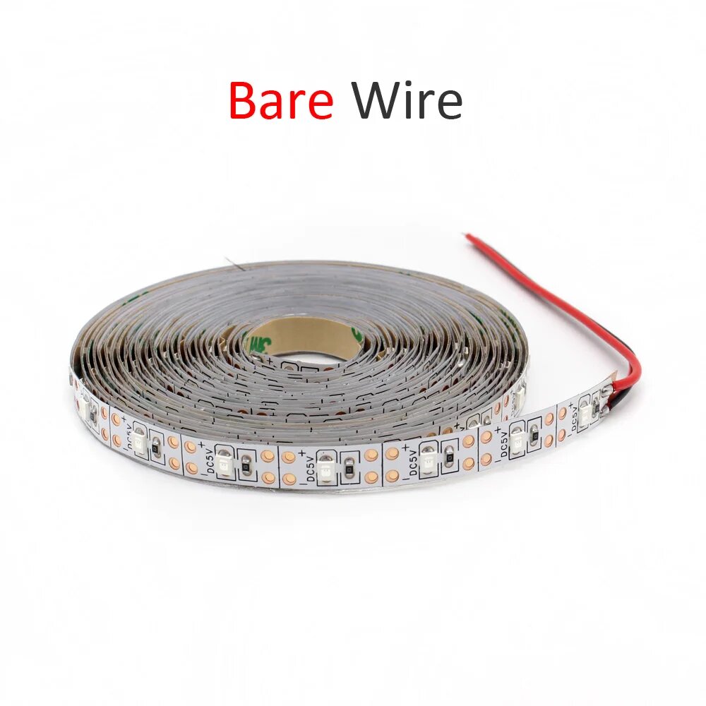 УФ светодиодная лента 2835 SMD 1М Bare wire, Синий, Blue, 50cm