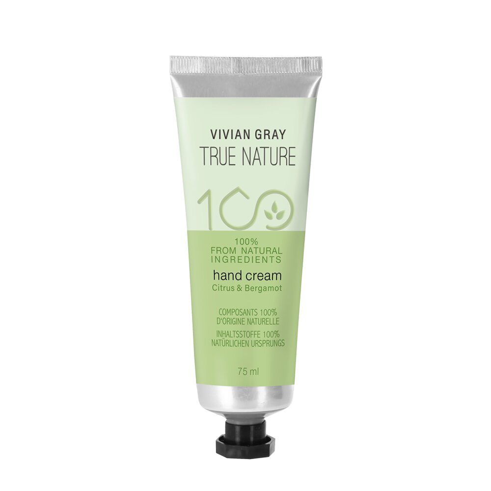 Лосьон для рук, цитрусовые и бергамот / Vivian Gray True Nature Hand Cream Citrus & Bergamot 75 мл