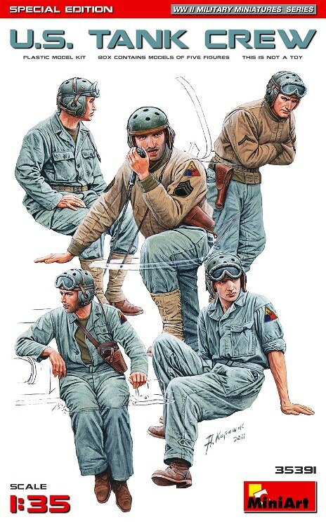 35391 MiniArt Американский танковый экипаж 1/35