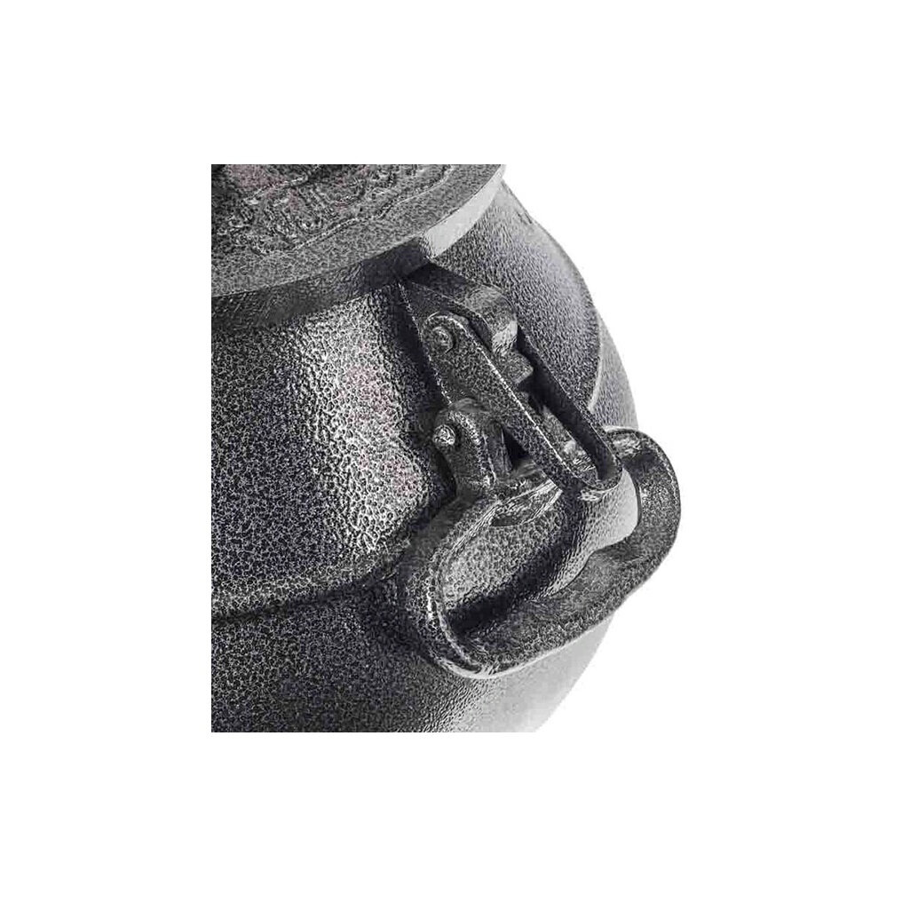 Казан афганский алюминий 30л с крышкой с ручками