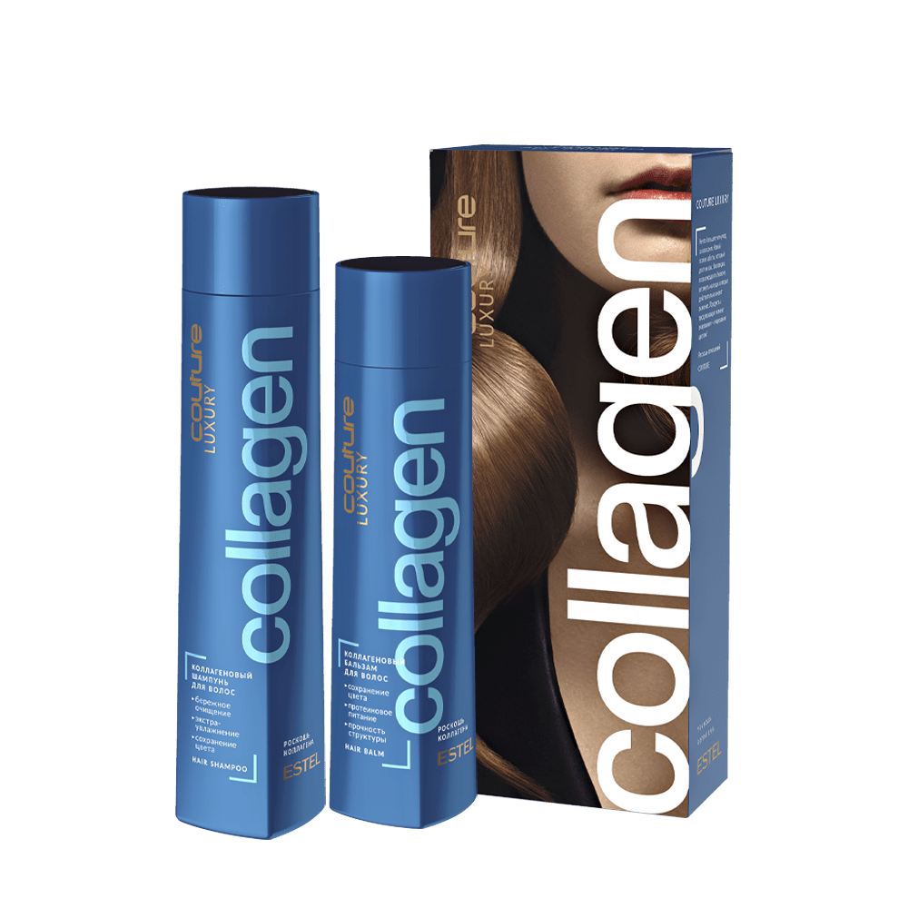 Набор HAUTE COUTURE LUXURY COLLAGEN для ухода за волосами ESTEL PROFESSIONAL 300+250 мл
