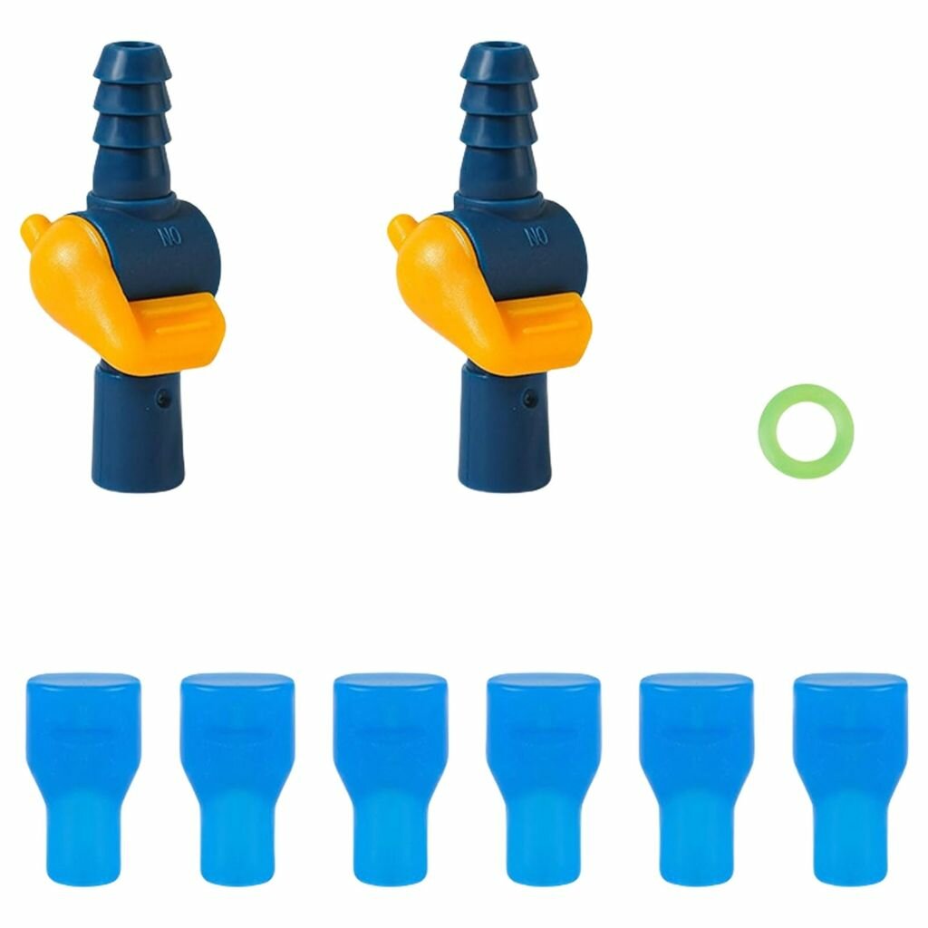 Инструменты для кемпинга на открытом воздухе, Запчасти для замены насадки водяного пакета - 2 прямых + соска 9 предметов, 1 набор