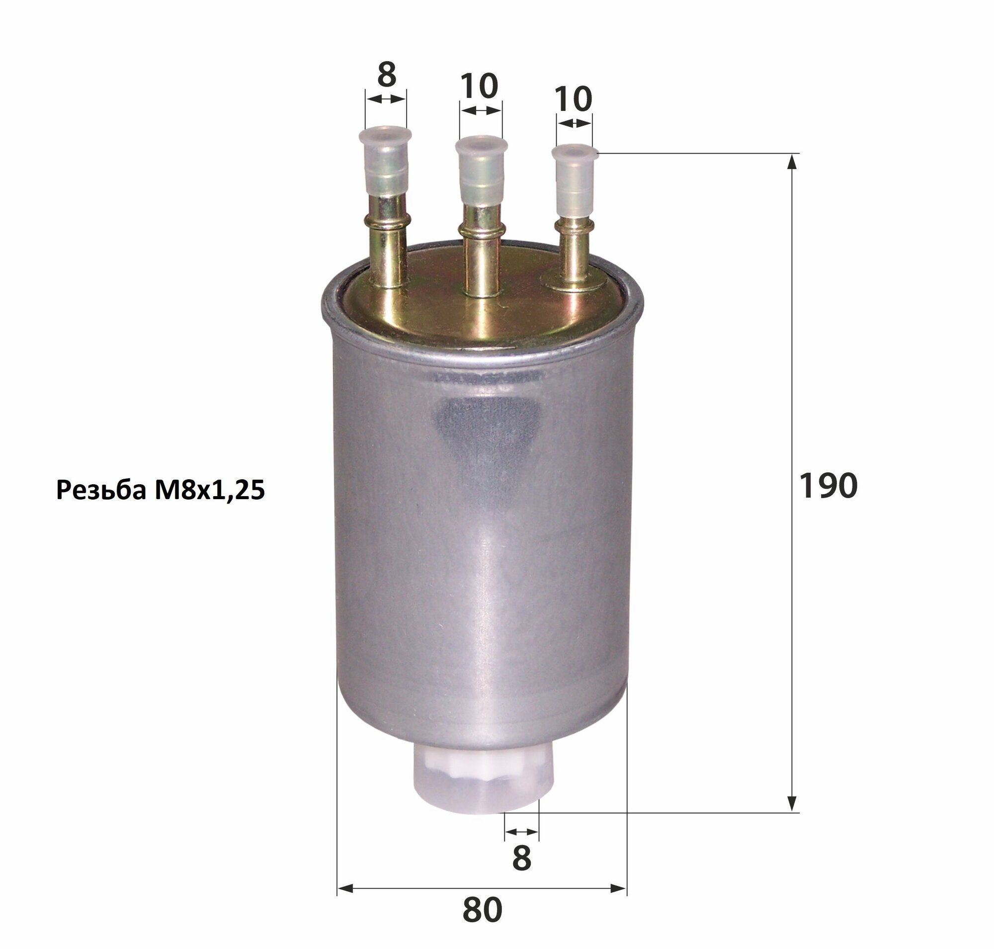 Фильтр топливный RB-exide FC-0602E FORD JAGUAR SSANGYONG (31395-H1952)