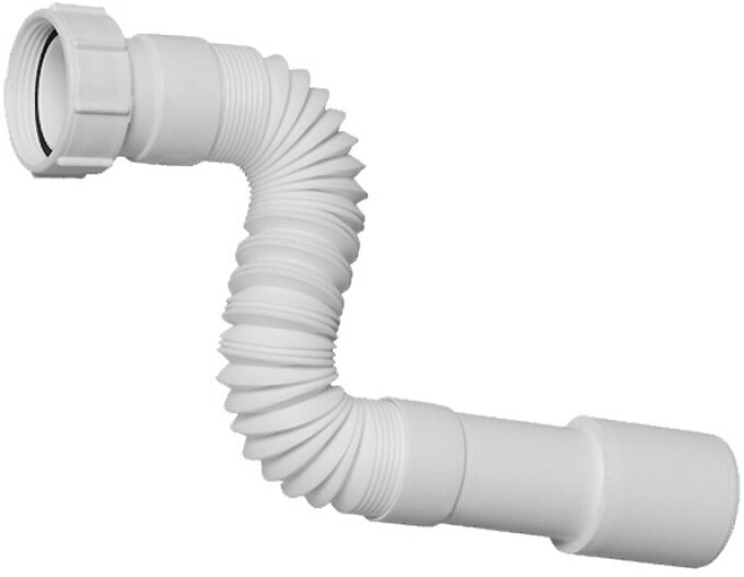 Гофрированная труба раздвижная, L290-500 х 50 мм, вход 1 1/2", В, выход D=40/50 мм McAlpine MRMF2-05