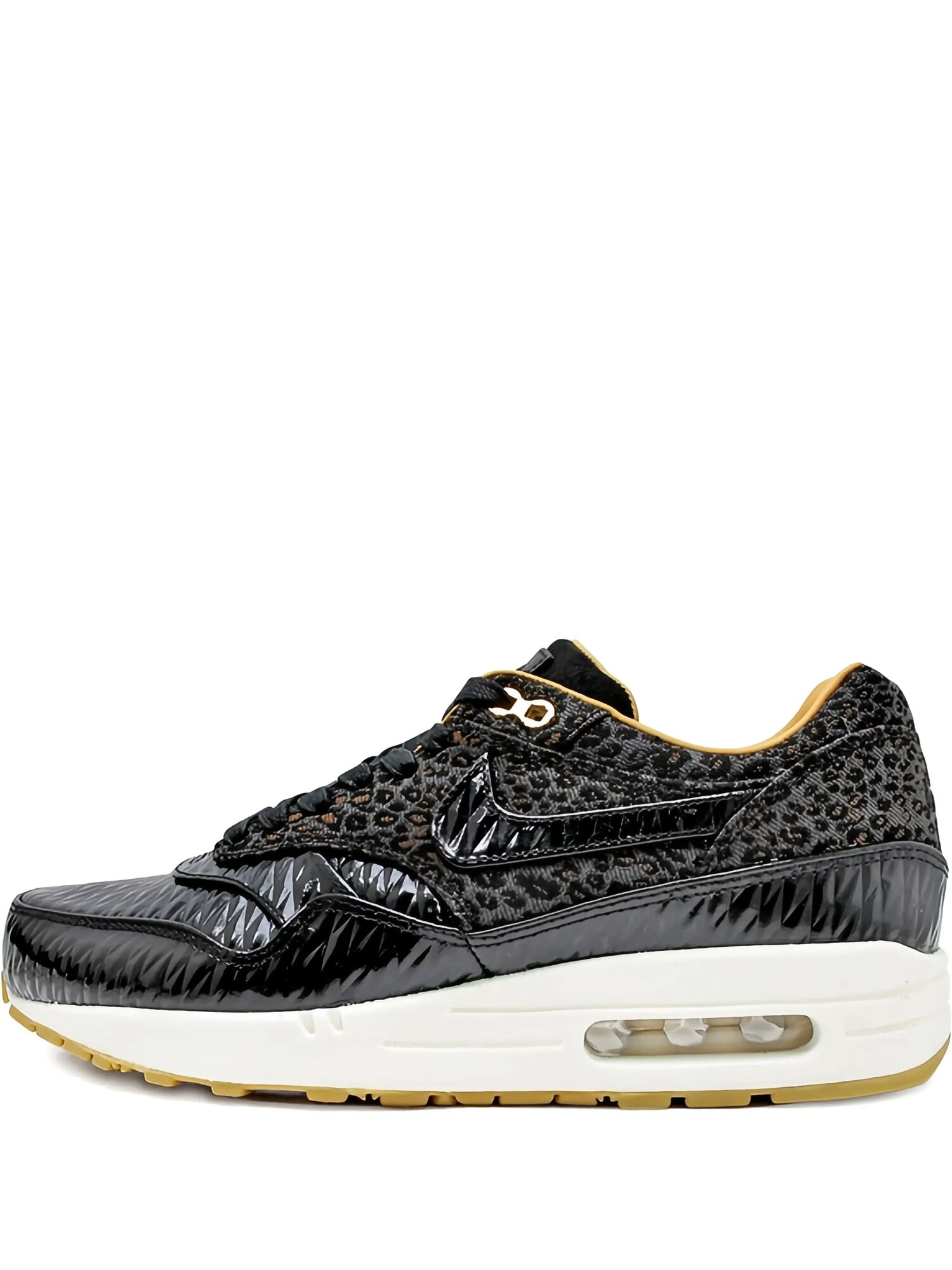 Кроссовки Air Max 1 FB Woven/ White/Metallic Gold
