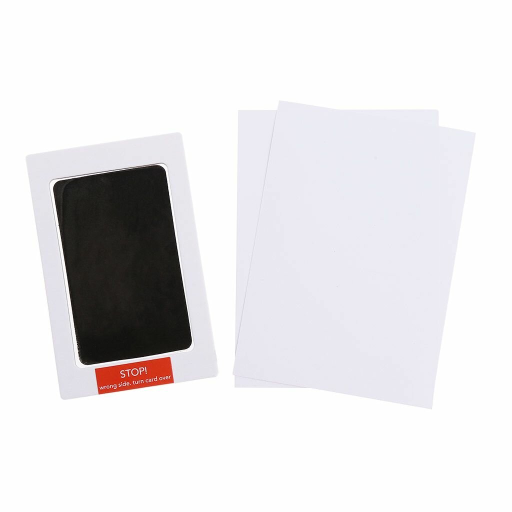 Рамка для отпечатков рук новорожденного ребенка, токсичная очистка сенсорных чернил, небольшой размер