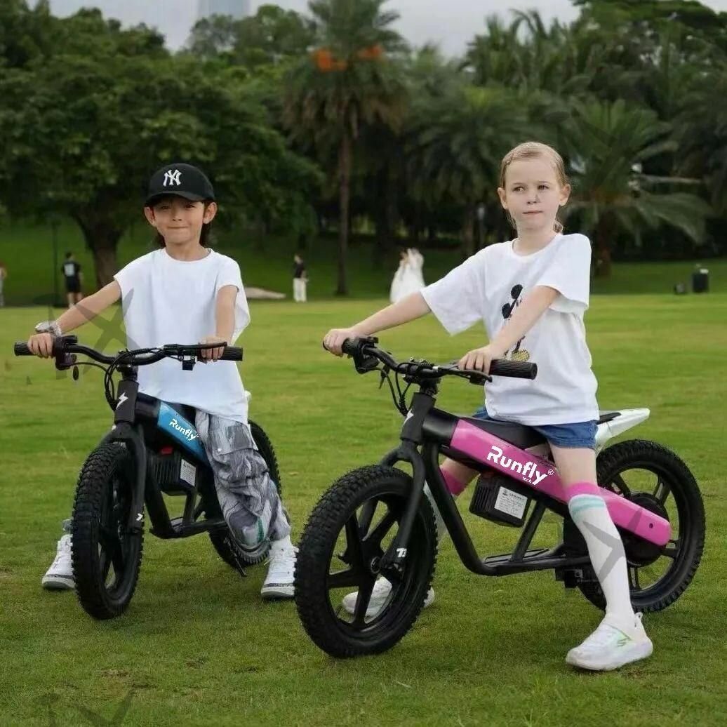 16-дюймовый детский электрический велосипед, балансирующий автомобиль, детский скутер3