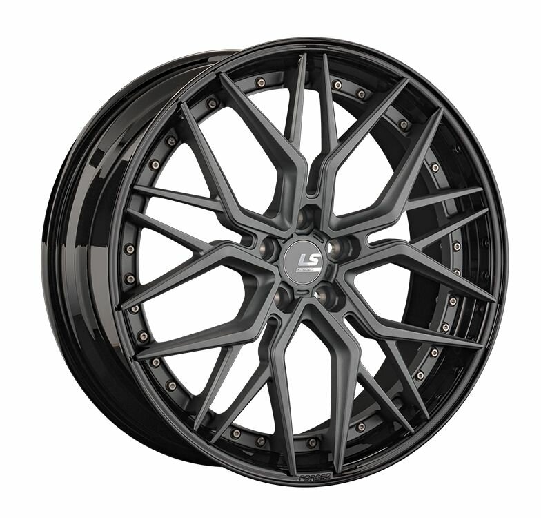 Колесный диск LS FORGED LS FG35 22x9" PCD5x120 ET43 D72.6 MGM/BK