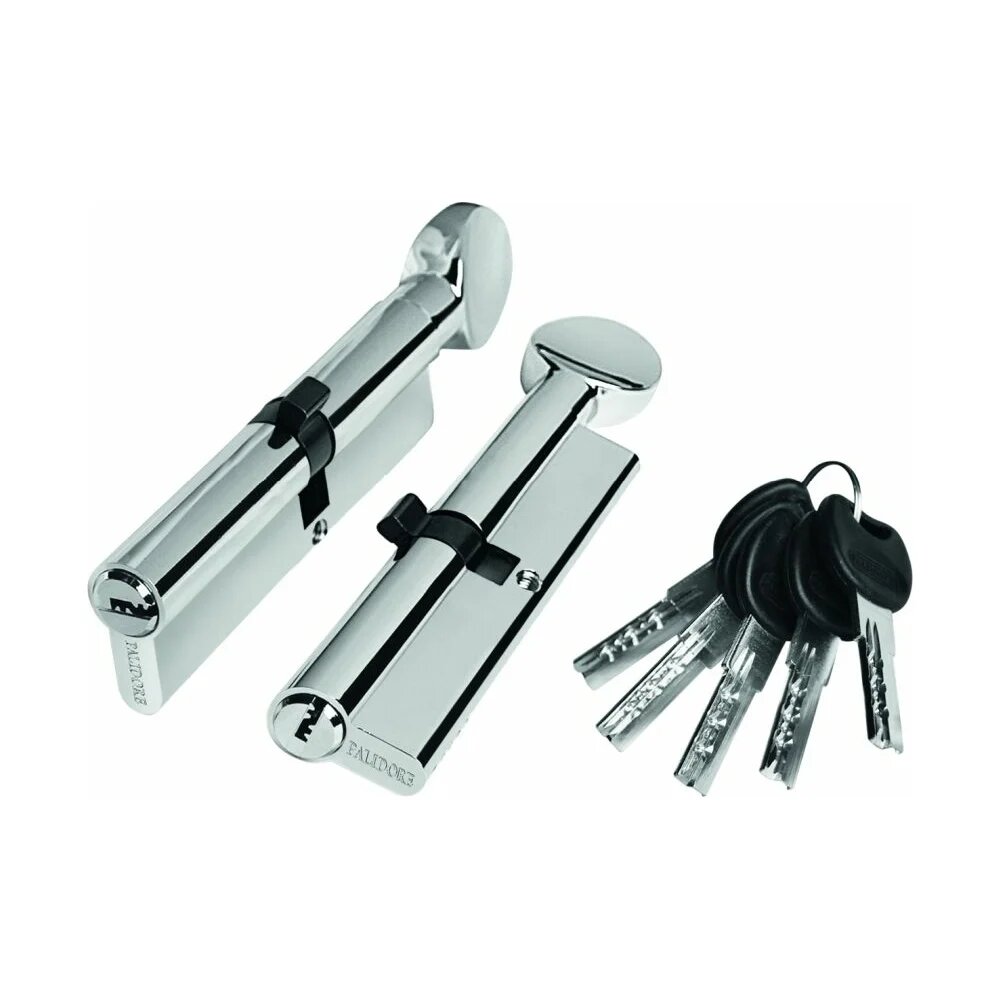 PALIDORE Цилиндр 90PC 45/45С ключ/завертка (хром блестящий) 98760936