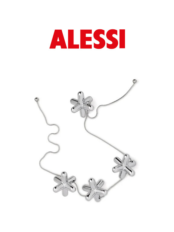 Подставка под горячее Alessi "tripod" GCH01, хромированный цинковый сплав