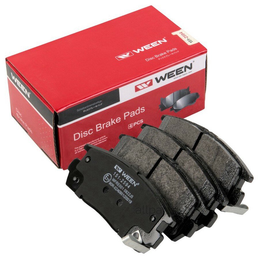 WEEN 151-2594 Тормозные колодки дисковые задние CHEVROLET Captiva OPEL Antara