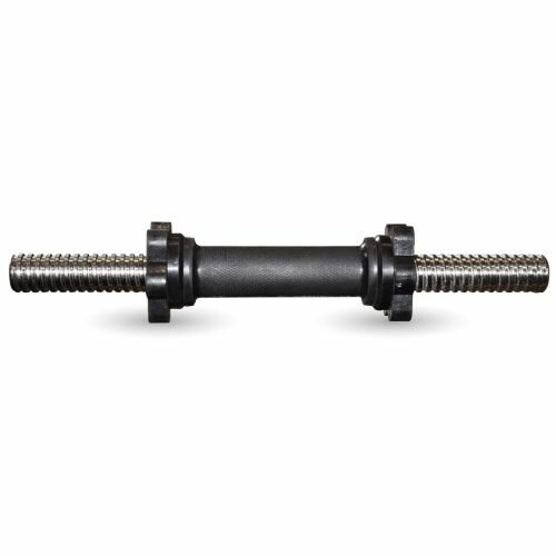 Гриф гантельный хромированный, гайка Кетлера, d30 мм хром, 400мм MB-BarM30-400B