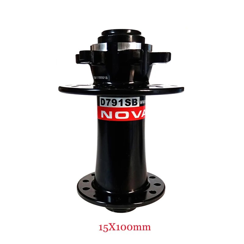 Novatec D791SB передняя втулка 15X100, 24H, черная