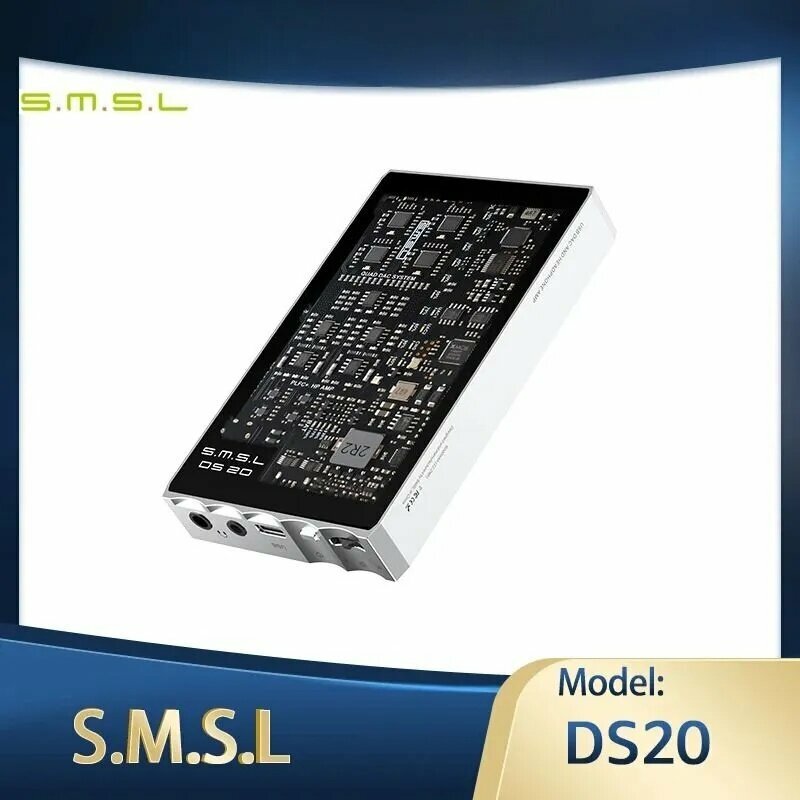 SMSL DS20 Портативный USB-ЦАП-усилитель для наушников, ключ для мобильного телефона, IEM-усилители, чип CS43131, декодер MQA