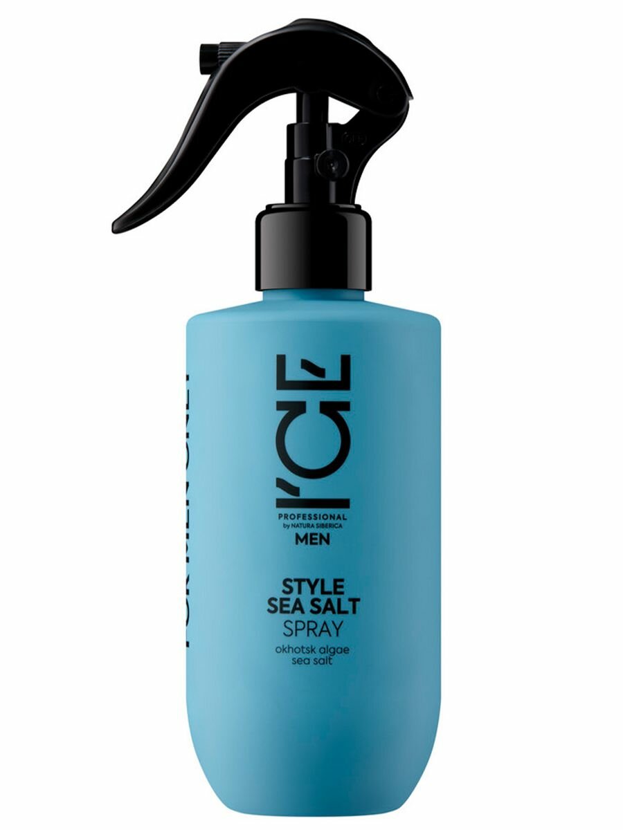 Natura Siberica ICE Professional Cпрей для волос мужской текстурирующий солевой 200 мл