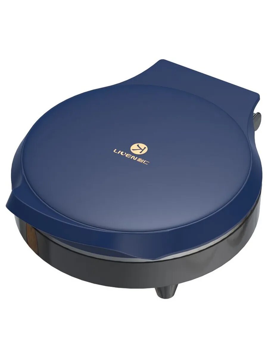 Электрическая сковорода двойного нагрева 1000Вт, синий