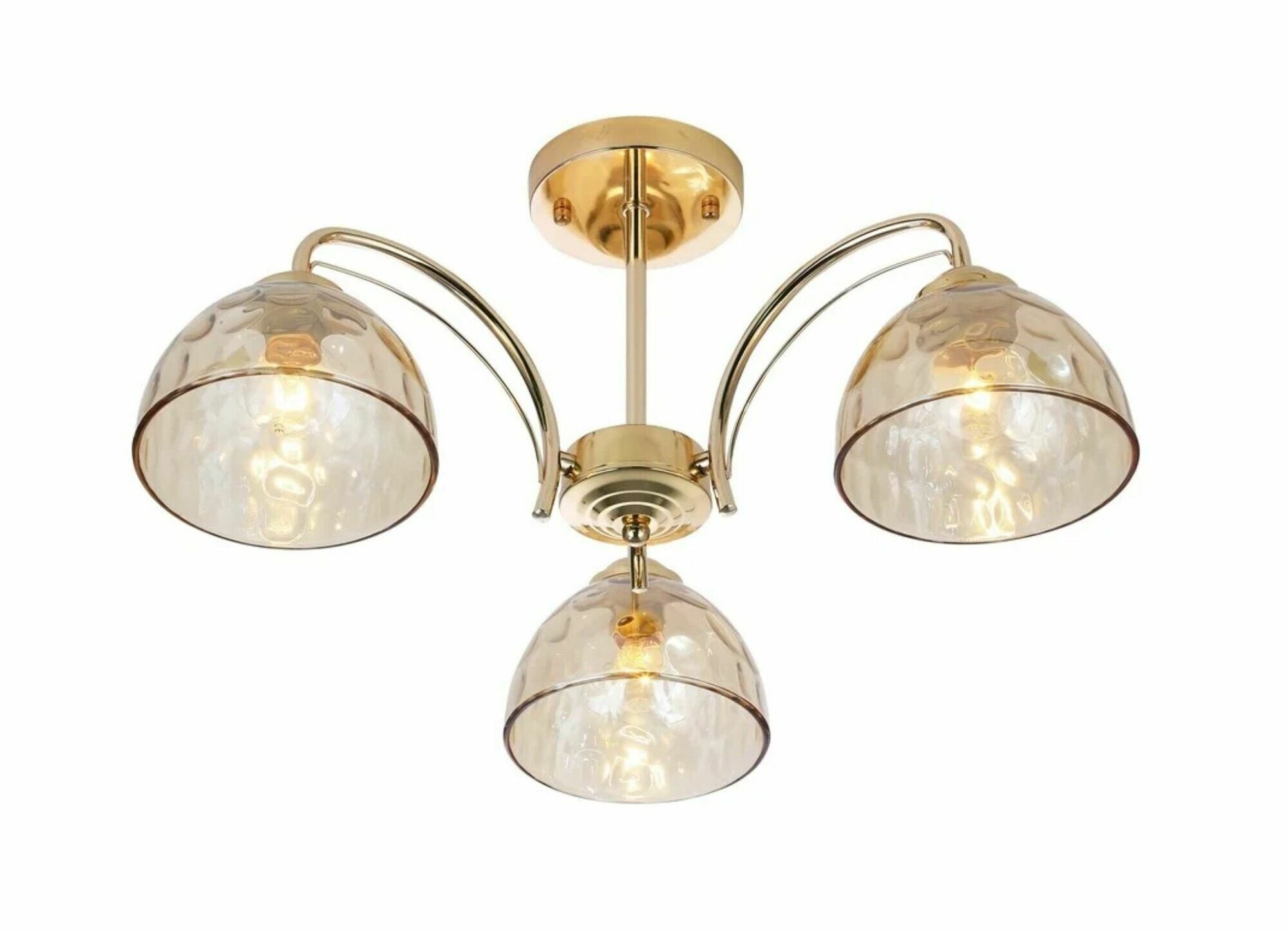 Люстра Rivoli Terri 3хЕ27, мощность 40Вт, модерн, золотистая