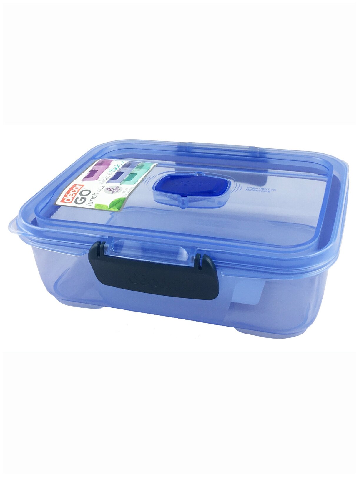 Контейнер PREMIUM GO LUNCH BOX модульный прямоугольный с клапаном 800мл