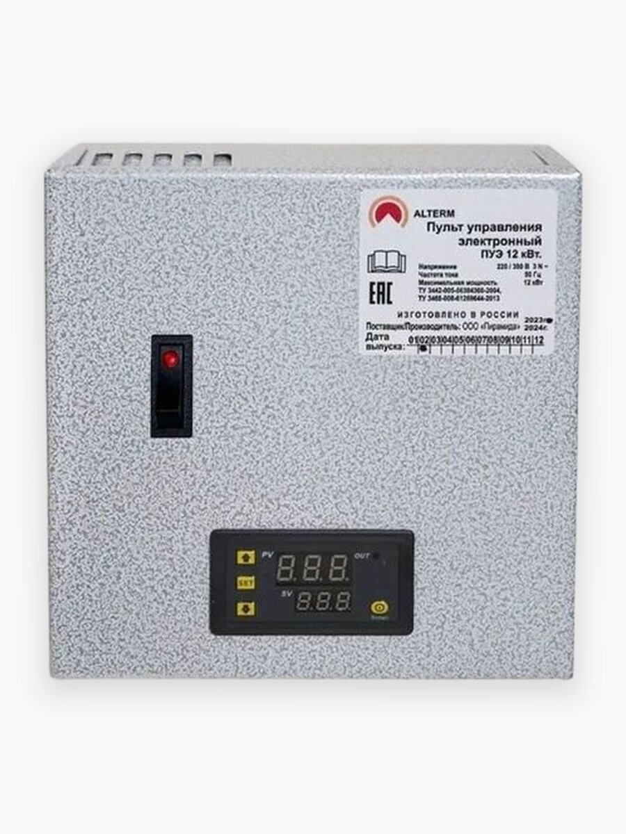 ALTERM Пульт Управления Электронный электрокаменкой, котлом отопления 3-12 кВт