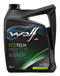 Wolf Масло Моторное Ecotech 0W30 C3 Fe 5L