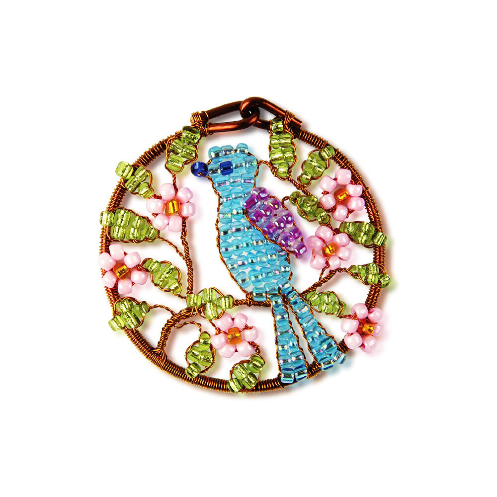 Клевер АА 07-212-HI58 Милые миниатюры Кулон Соловей - набор для украшения ценителей