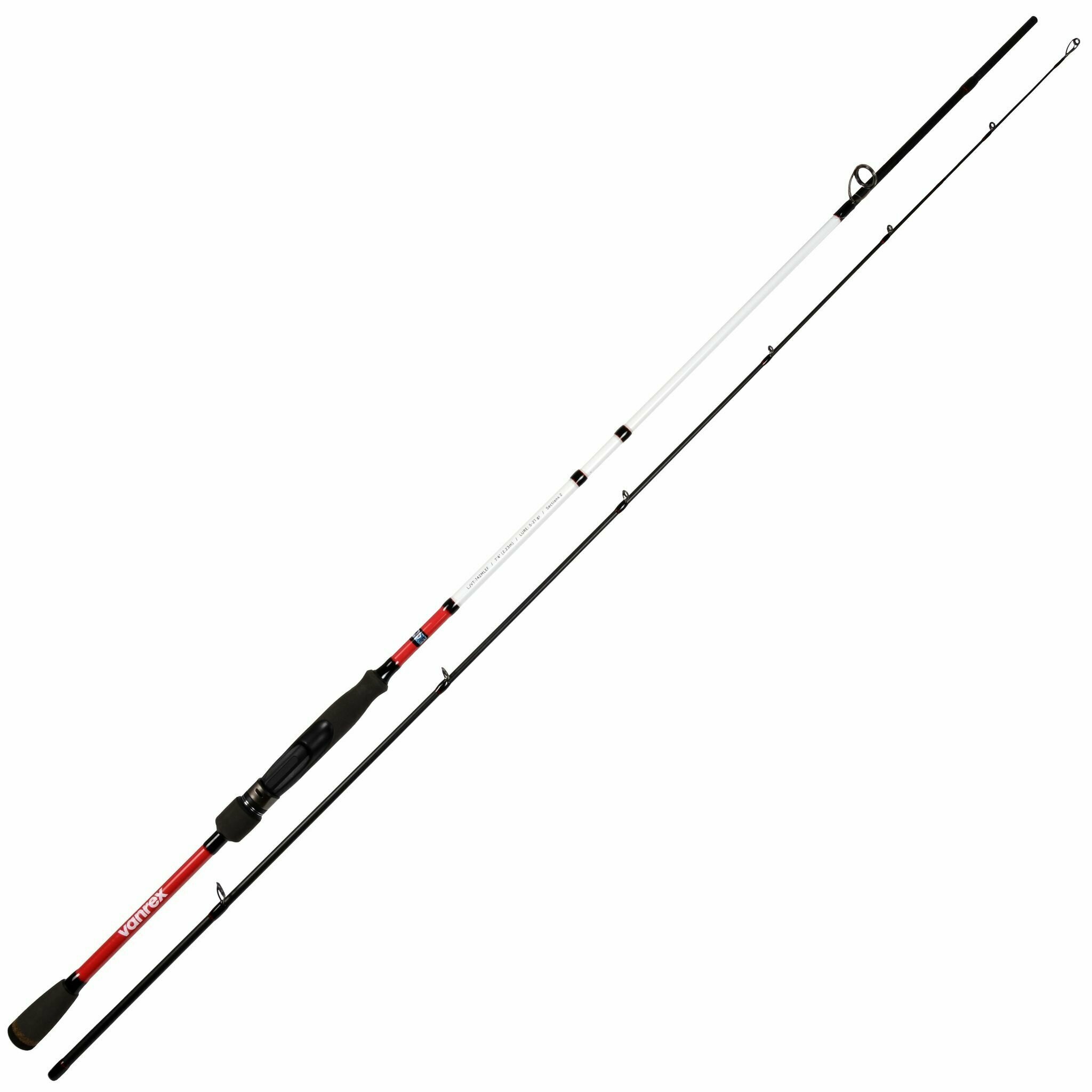 Спиннинг Lucky John VANREX TWITCHING 662MLEF (1.98м 5-21гр), штекерный