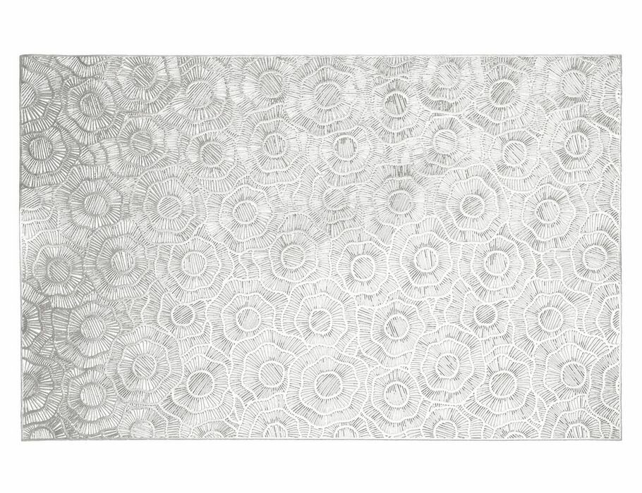 Набор сервировочных салфеток - плейсматов, серебряный, 45х30 см, 4 шт, Koopman International