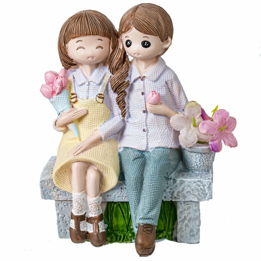 Фигурка "Пара", L8,5 W6 H10,5 см, 2в. 783422 "Пара", L8,5 W6 H10,5 см, 2в. REMECO