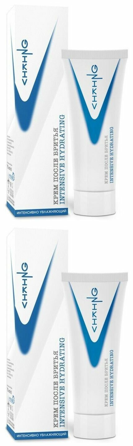Viking Крем после бритья Intensive hydrating, Увлажняющий, 75 мл, 2 шт.