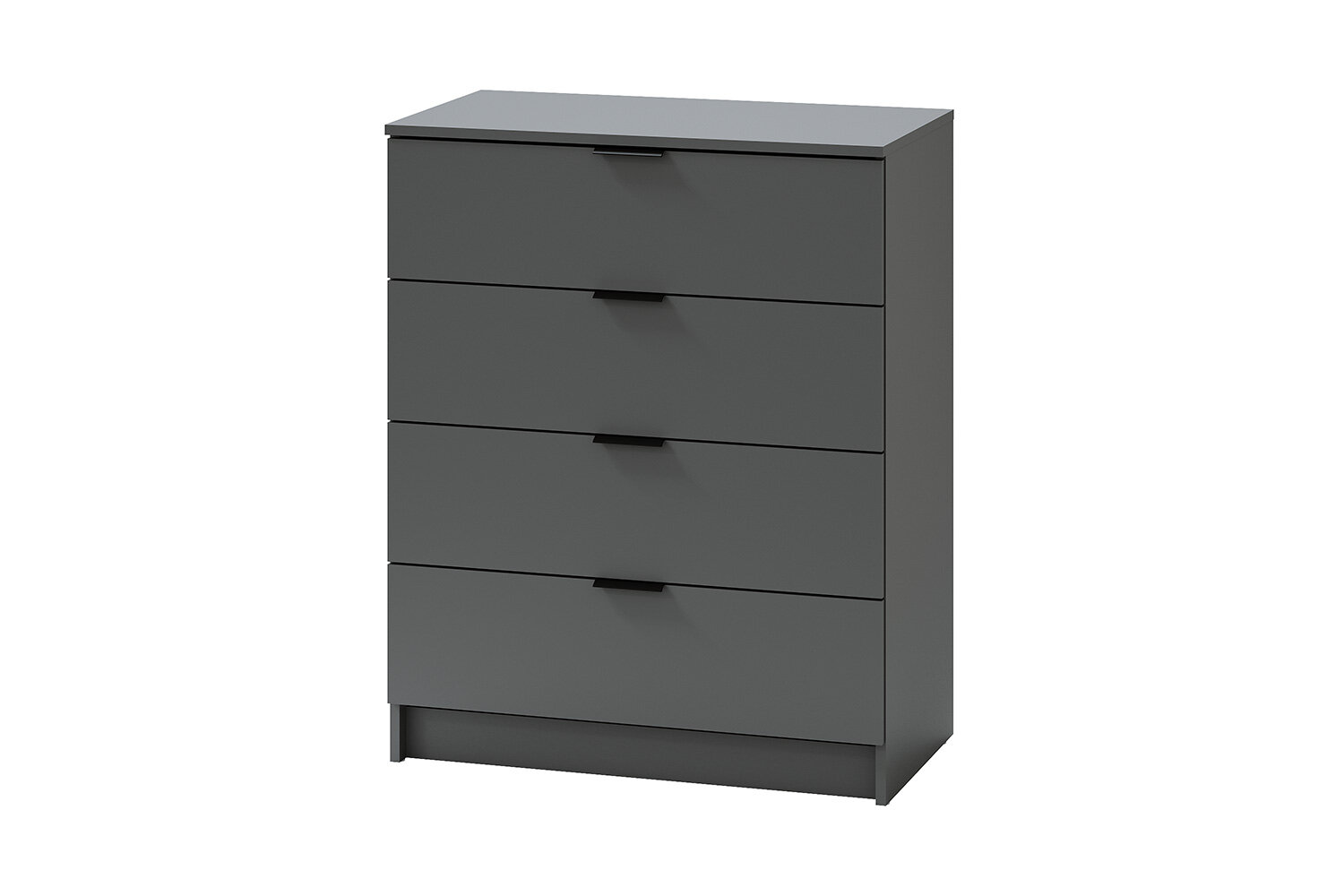 Комод с 4 ящиками 800 Лофт, цвет антрацит