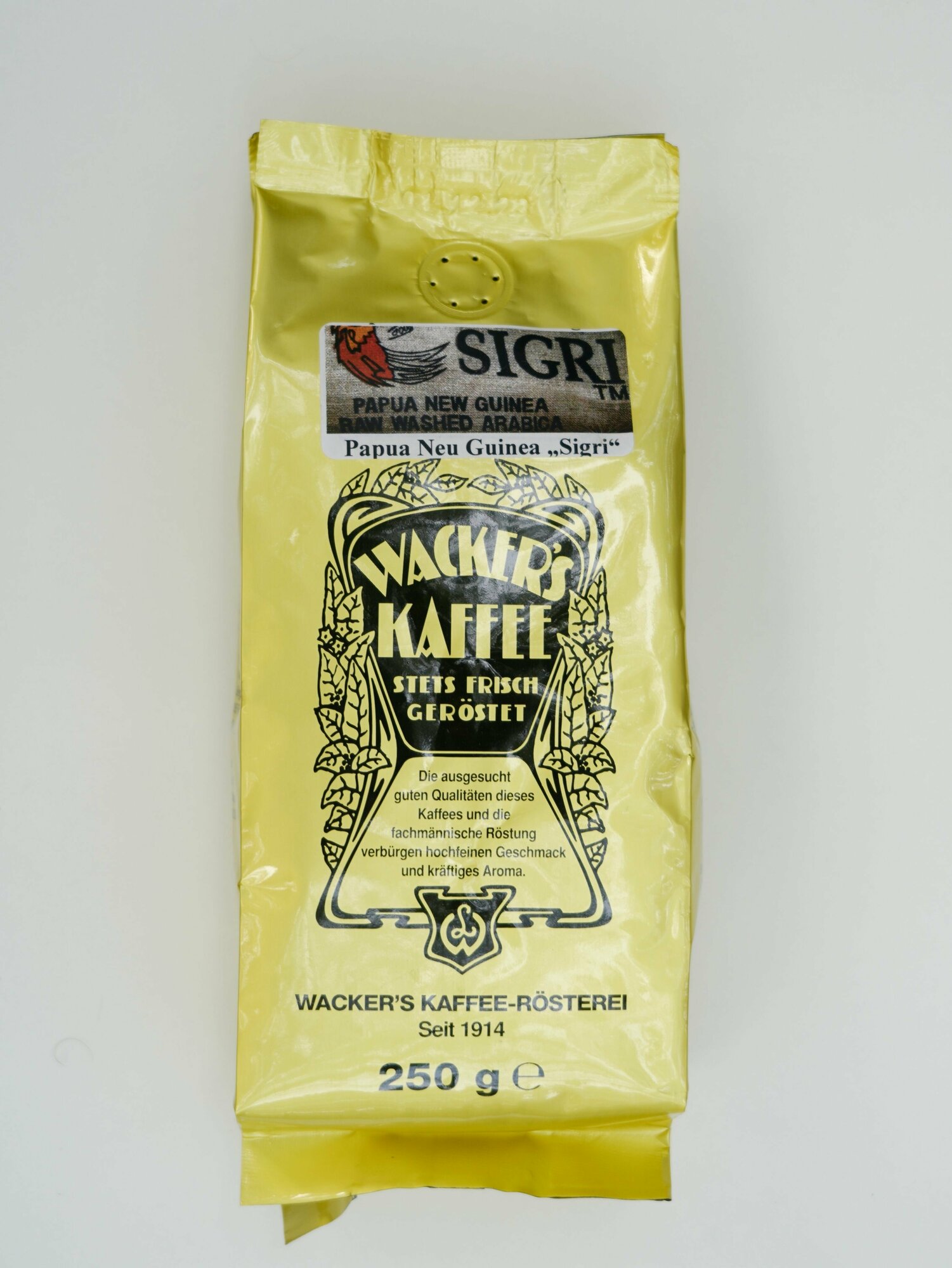 Кофе в зёрнах "Папуа-Новая Гвинея" (500 гр), Wackers Kaffee