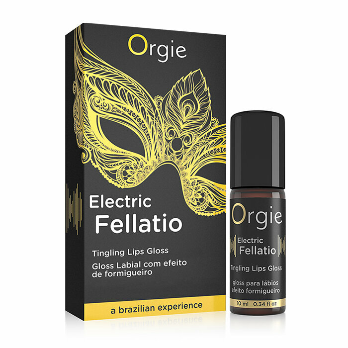 Orgie блеск для губ с виброэффектом Electric Fellatio, 10 мл, цветочный