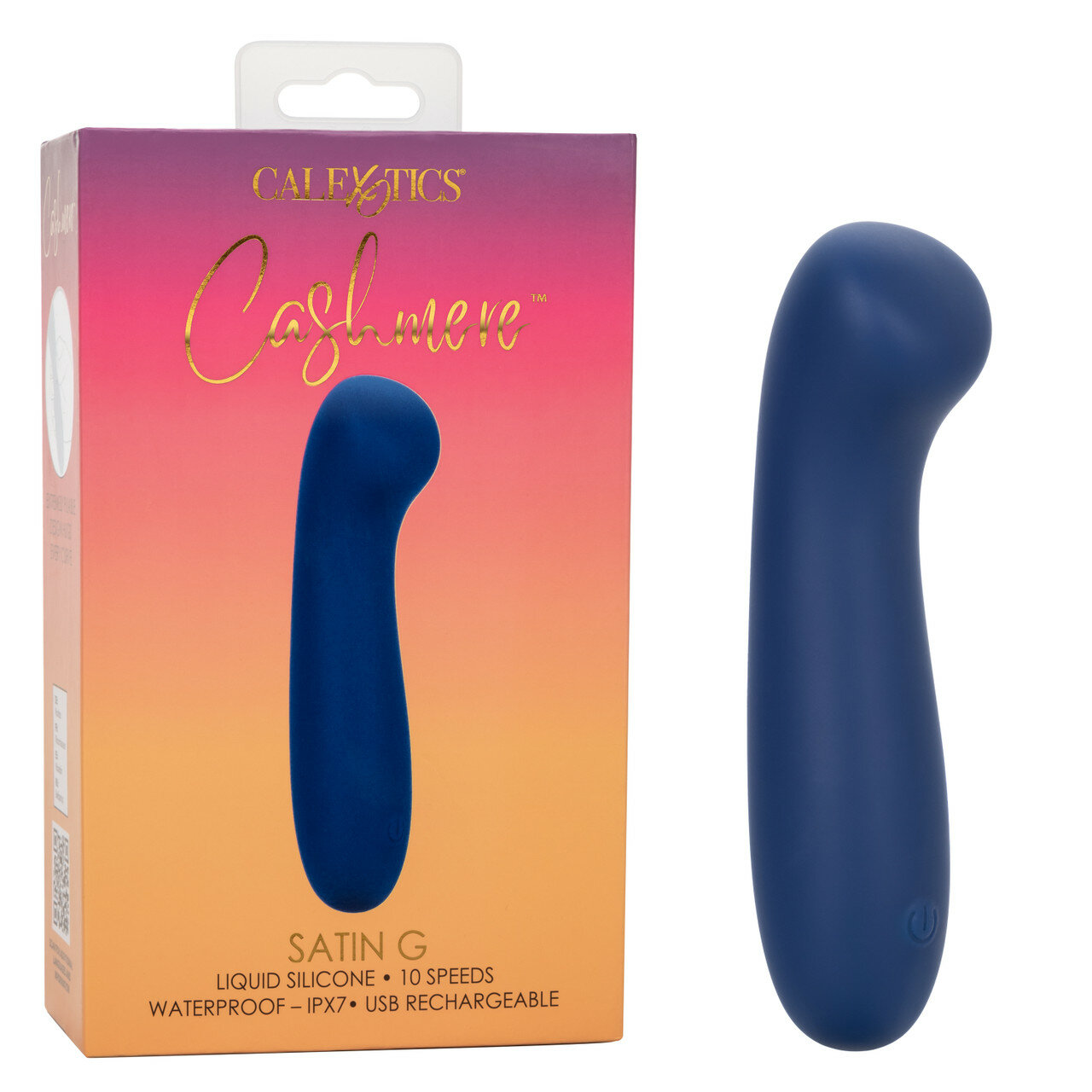Ультрамягкий вибратор ддля точки G CASHMERE SATIN G из жидкого силикона
