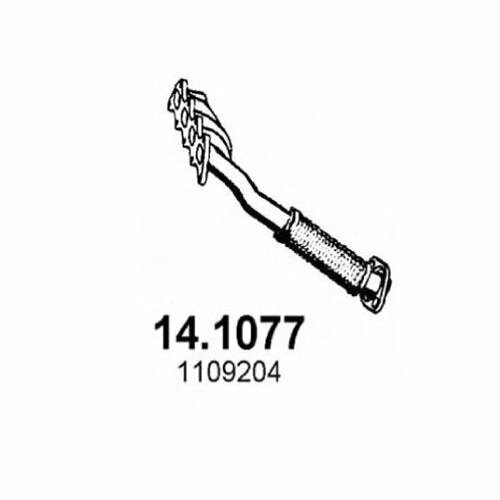 Труба выхлопного газа, ASSO 14.1077 (1 шт.)