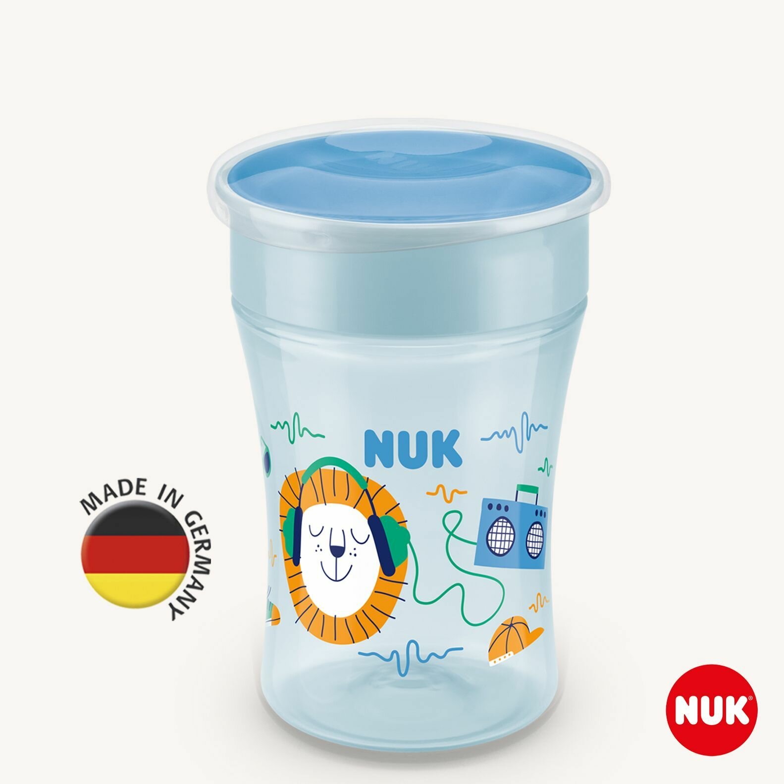 NUK EVOLUTION Поильник непроливайка для девочки MAGIC 230 мл 6-36 месяцев