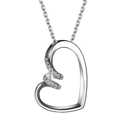 Колье, серебро, 925 проба, фианит