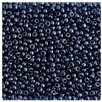 Бисер Preciosa 66100 синий непрозрачный 10/0, 5 гр,1 шт.