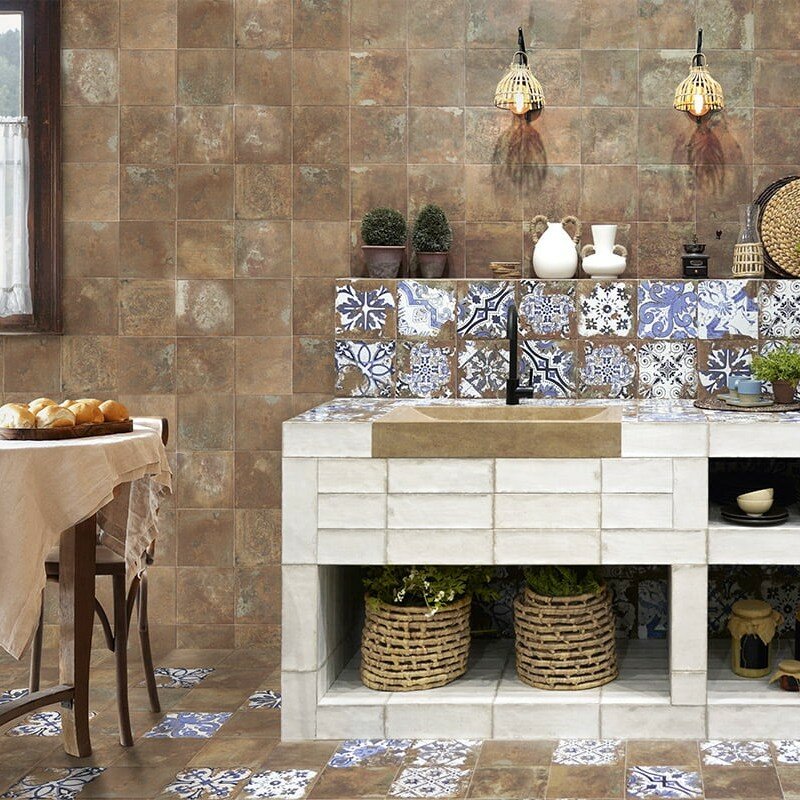 Керамогранит Mainzu Land Cotto Matt 20x20 PT03356 под камень матовая Мелкоформатная, морозостойкая