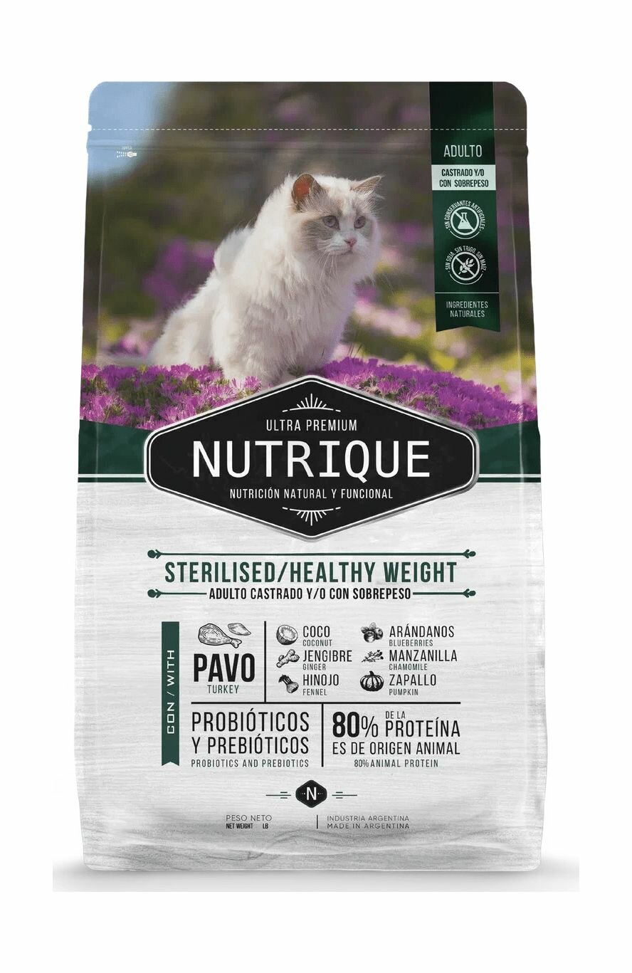 VitalCan Nutrique Cat Adult Sterilised/Healthy Weight - Сухой корм для стерилизованных кошек, контроль веса (7,5 кг)
