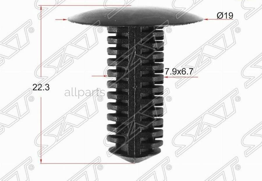 SAT ST-M11676 Клипса (уплотнителя (Продажа по 10шт))