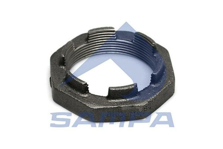 SAMPA 040169 гайка ступицы! корончатая M60x2 SW80 H=20 RHT \Scania 3/4-ser.