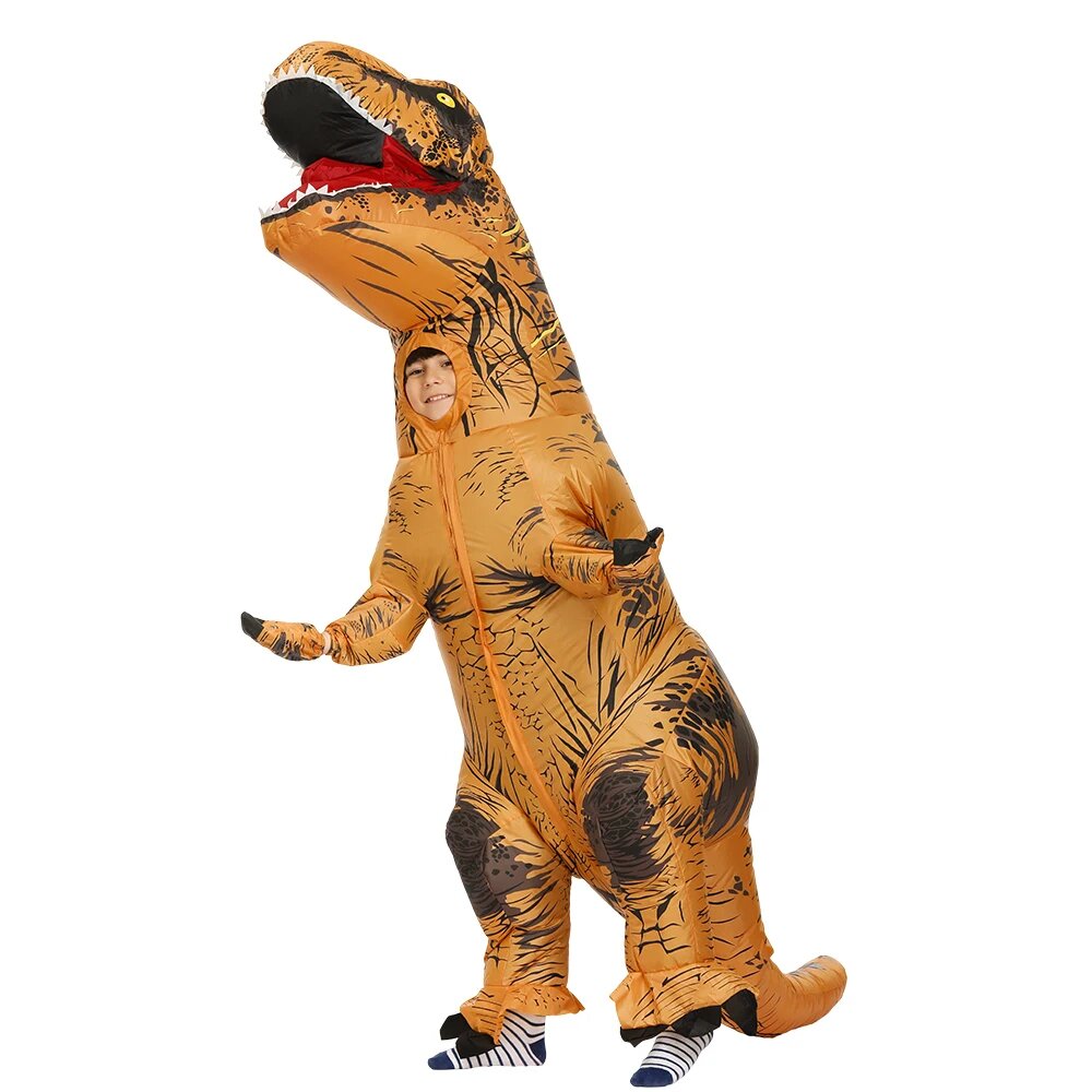 Надувной костюм динозавра, kids size 120-145cm