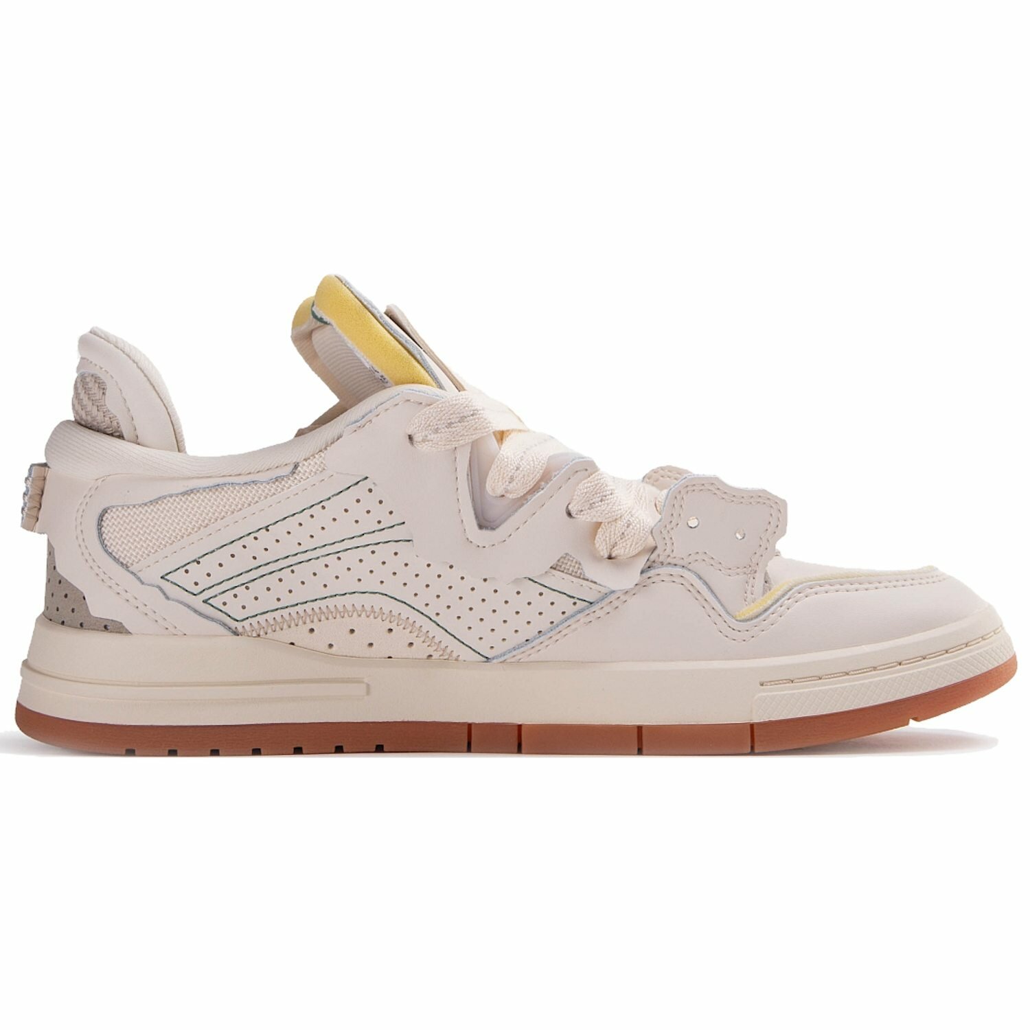 Кроссовки LI-NING WAVE PRO, размер 7.5 US, белый, зеленый — фото 1