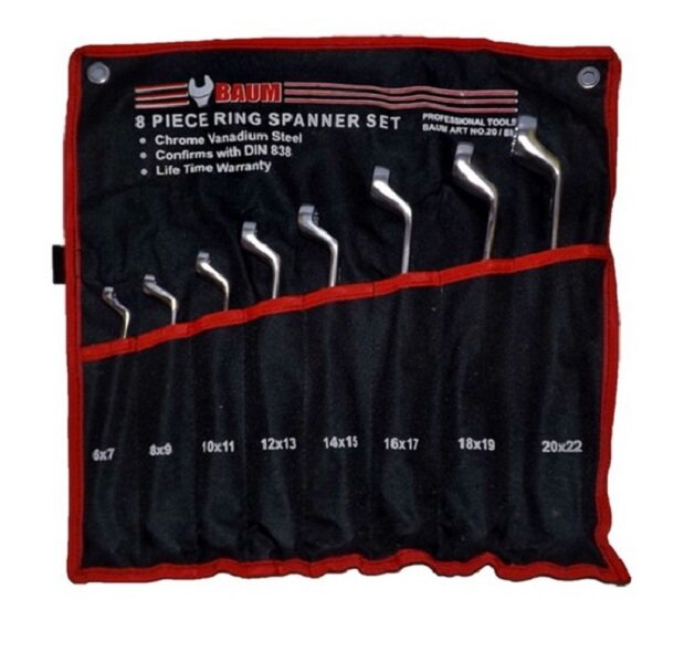 BAUM Набор накидных ключей 8 пр. 20-08M