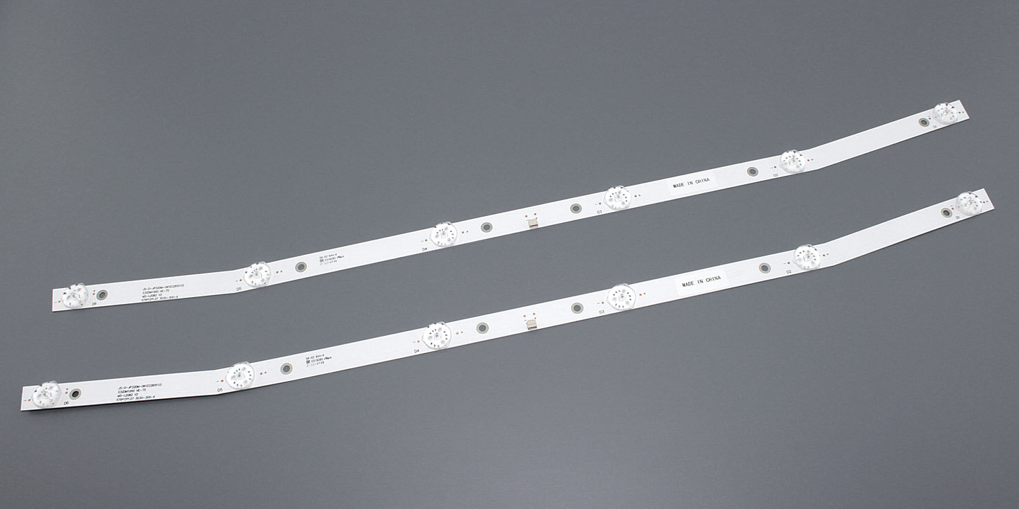LED подсветка (светодиодная планка) для телевизора TV 32" JS-D-JP32DM-061EC, комплект 2 шт