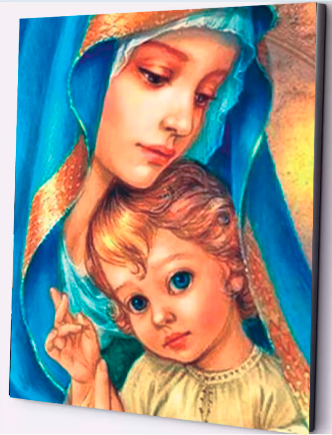 Картина по номерам "Мадонна с младенцем" 40х50 см, хлопковый холст на подрамнике, акрил, АртТойс