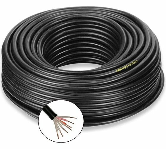 Контрольный кабель проводник кввгнг(a)-ls 7x2.5 мм2, 1м OZ1676L1