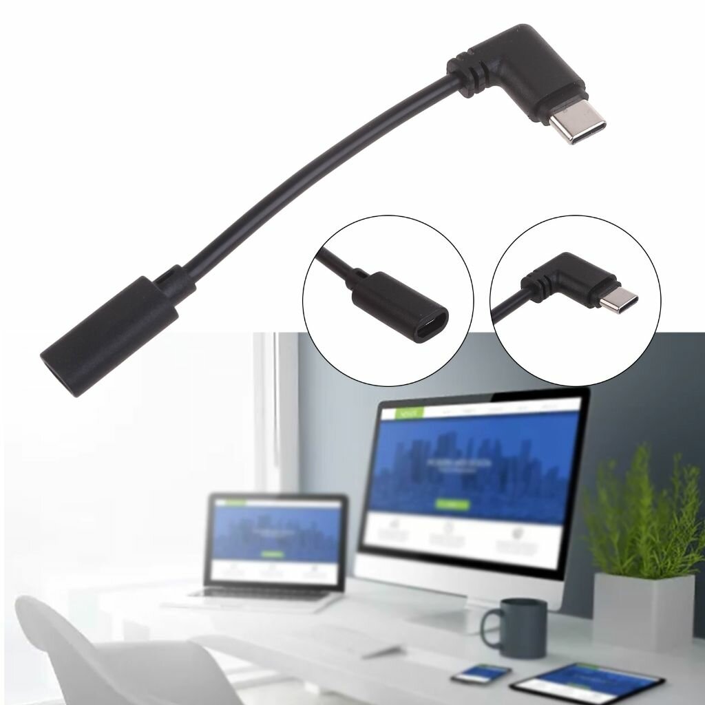 Переходник Micro USB на Type-C угловой — фото 1