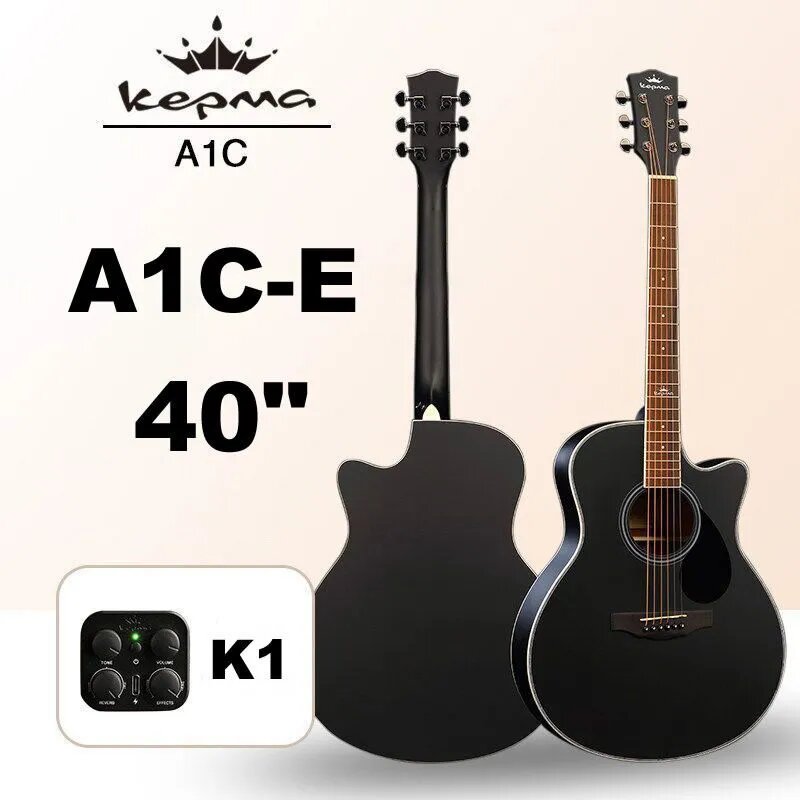 Kepma Электроакустическая гитара Kepma A1CE D1CE 6-струнная, корпус Ель 4/4