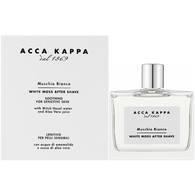 ACCA KAPPA Успокаивающий Лосьон после Бритья Muschio Bianco, 100 мл
